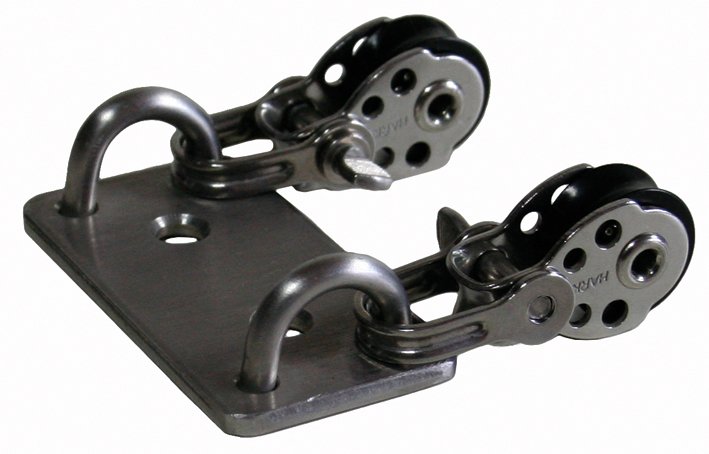 DOUBLE PAD EYE WITH HARKEN BLOCKS
